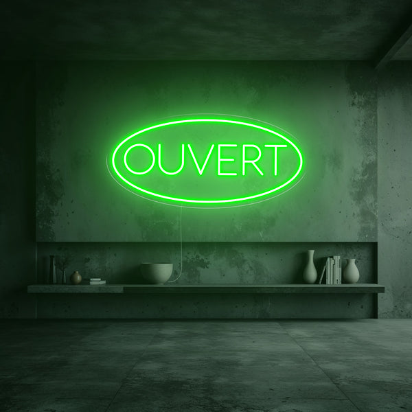 Néon Ouvert : Apportez de la visibilité a votre local avec un néon LED ...